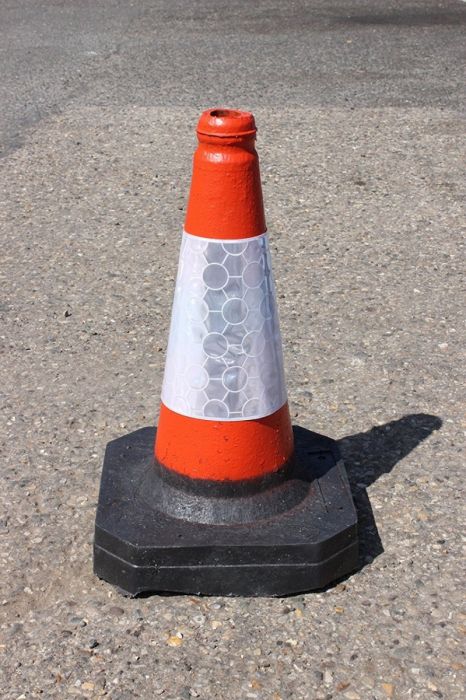 EuropaLite 450mm Road Traffic Cones